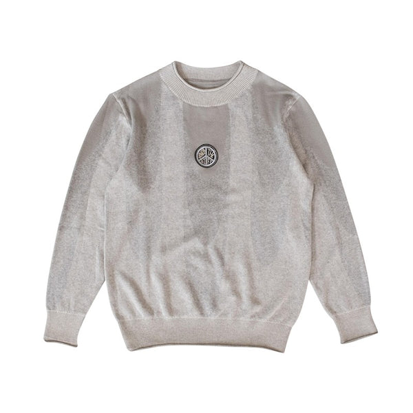 Honor The Gift JACQUARD DRIP (STONE) SWEATER HTG240153 Honor The Gift JACQUARD DRIP (STONE) SWEATER HTG240153